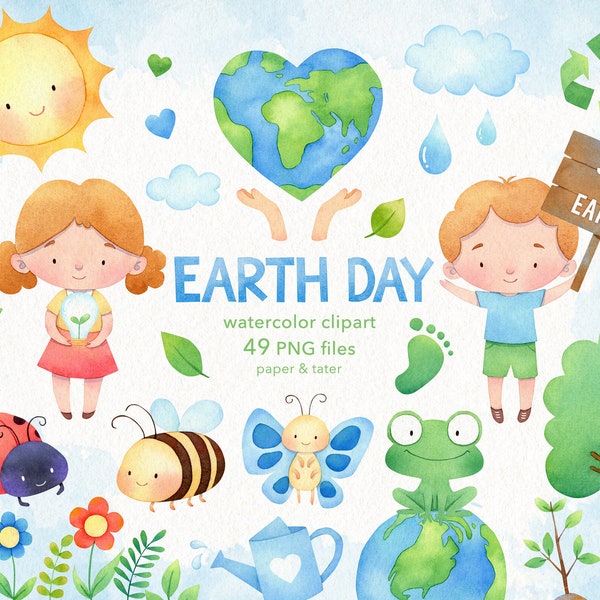Earth Day Clip Art - Etsy