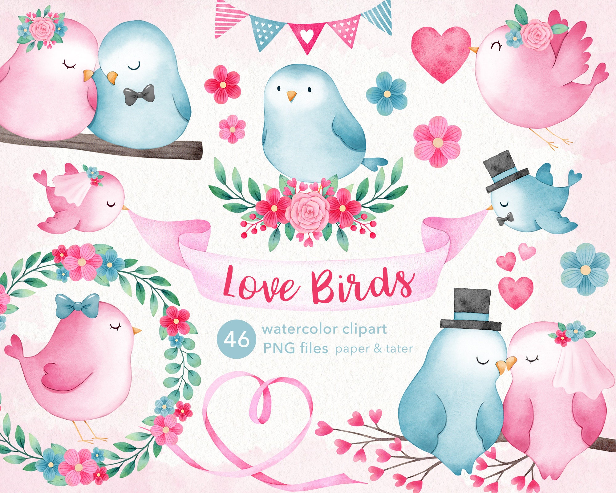 Cute Love Bird Clipart