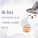 Halloween Little Ghost Watercolor Clipart, Cute Halloween Boo PNG - Etsy