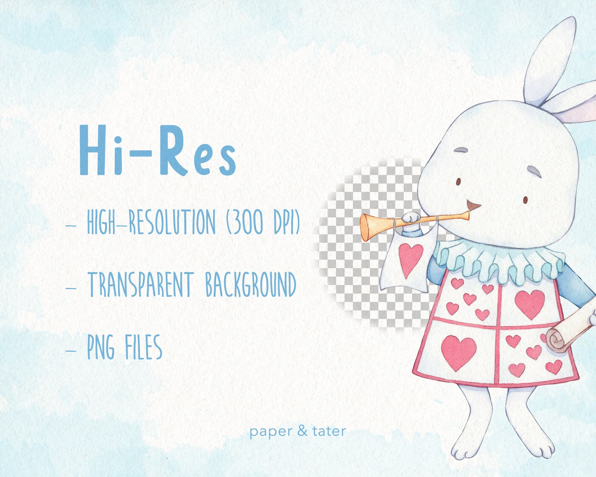 Alice in Wonderland Watercolor Clipart Queens Croquet Ground - Etsy