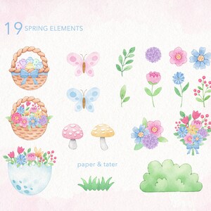 Watercolor Spring Dinosaur Clipart, Pastel Dino Clip Art, Easter Baby ...