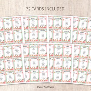 Christmas Word Guessing Game Printable - Forbidden Words Holiday ...