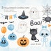 Blue Halloween Watercolor Clipart, Cute Pastel Halloween Boy PNG - Etsy