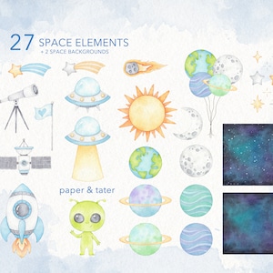 Astronaut Watercolor Clipart, Space Animals, Space Boy PNG - Etsy