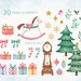 Nutcracker Ballet Christmas Watercolor Clipart Classic Xmas - Etsy