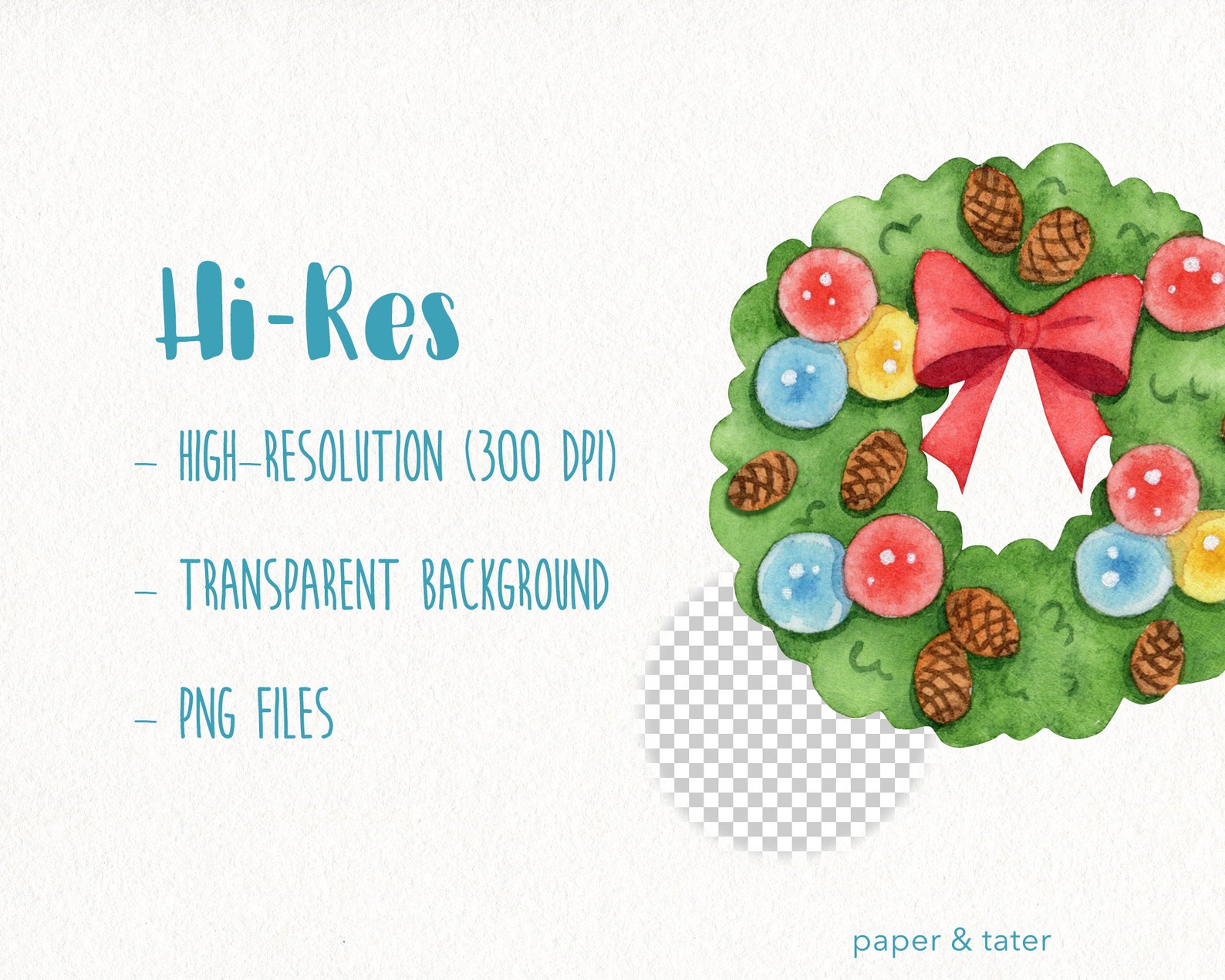 Watercolor Christmas Santa's Home Clipart Graphics, Santa Claus Clip ...