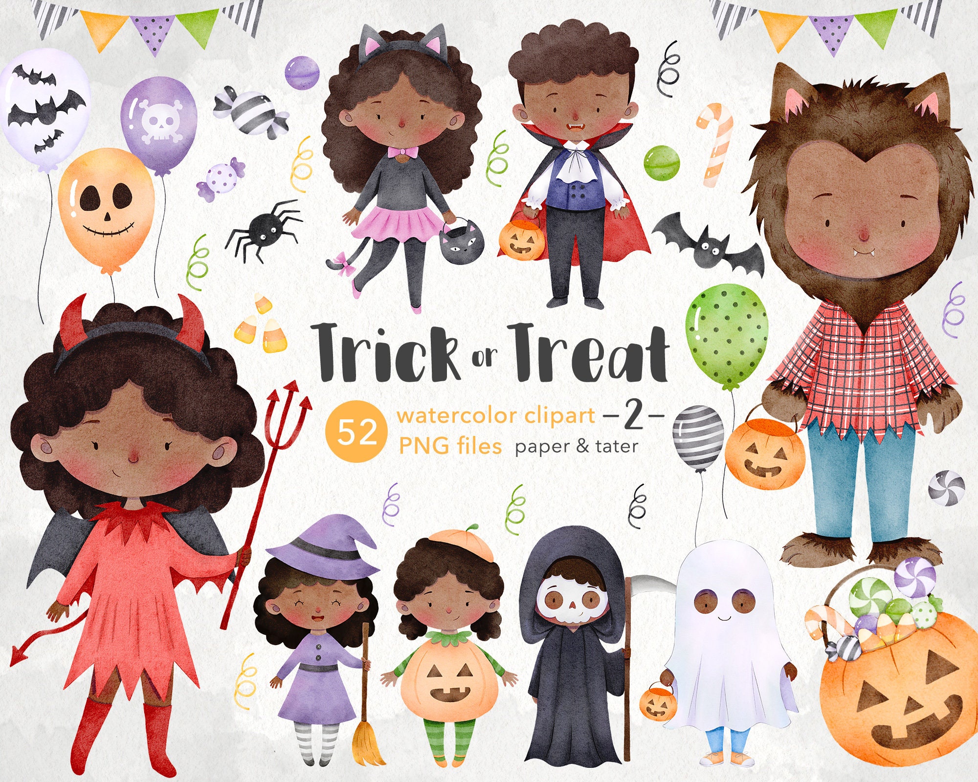 Clipart Trick Or Treat