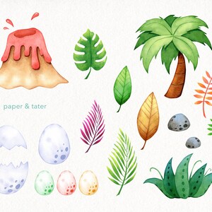 Watercolor Baby Dinosaur Clipart Graphics, Dino Clip Art, T Rex ...