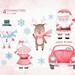 Santa's Cars Watercolor Clipart, Front View Christmas Vehicles PNG - Etsy
