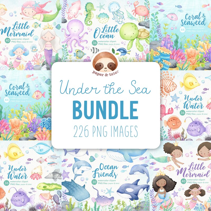 Sea Clipart - Etsy