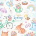 Watercolor Spring Clipart Spring Gardening PNG - Etsy