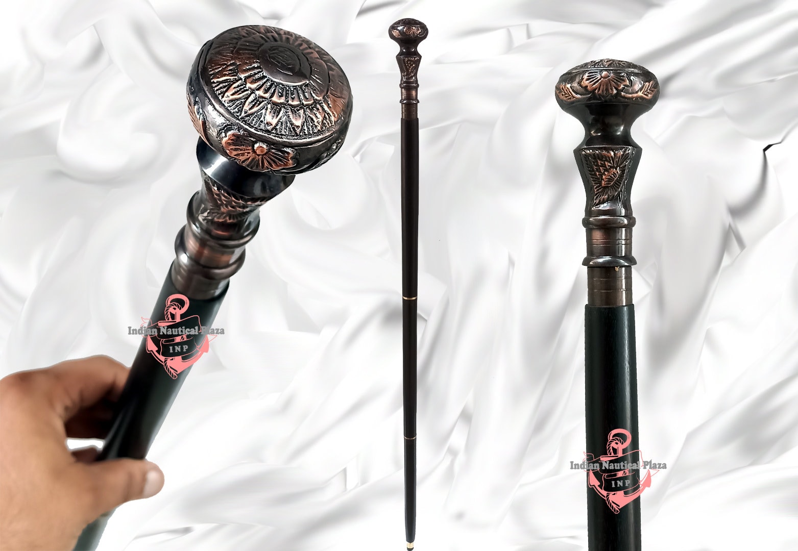 Metal Walking Cane - Etsy