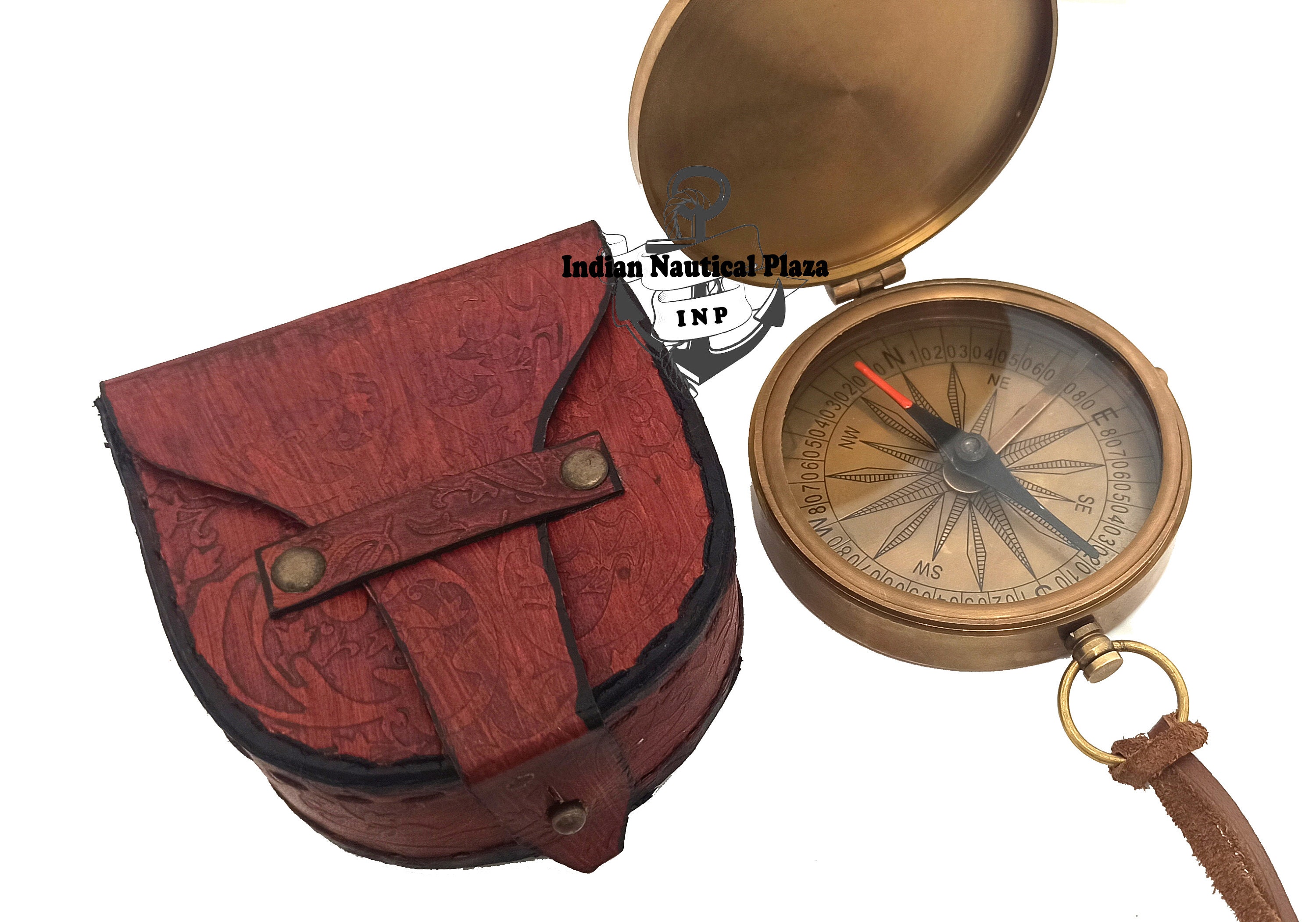 Personalized Brass Compass T For Husband T For Girl Etsy