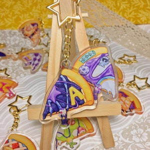 2” Passione Pizza Pie Charm Acrylic Lanyard - Etsy