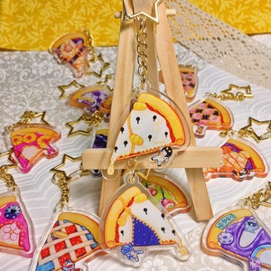2” Passione Pizza Pie Charm Acrylic Lanyard - Etsy