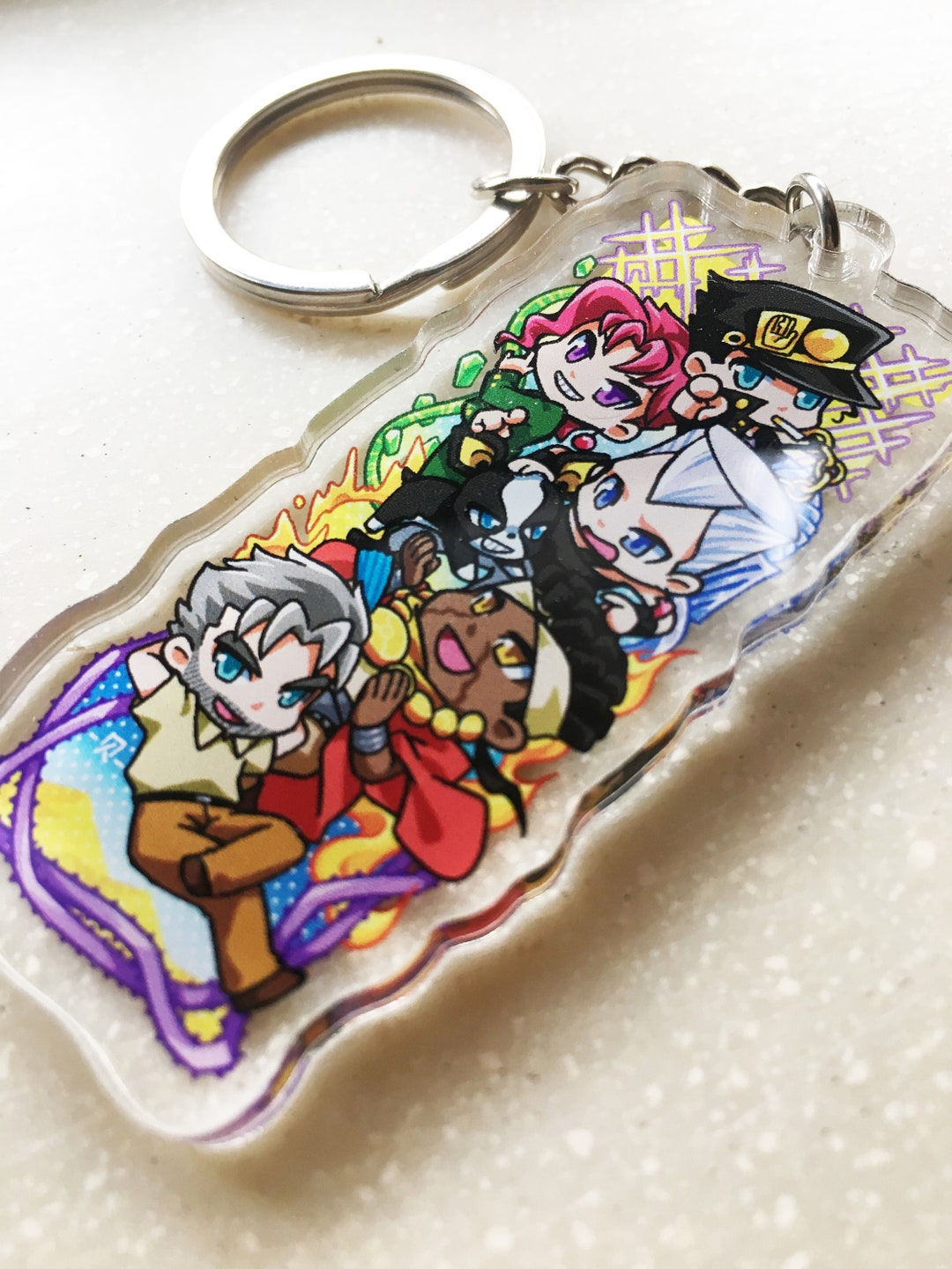 2.5” Chibi Acrylic Charm Keychain Lanyard - Etsy
