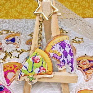 2” Passione Pizza Pie Charm Acrylic Lanyard - Etsy