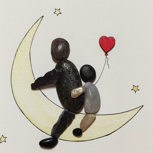 Father's Day Gift, Father's Day, Best Dad, Pebble Art, Gift for Dad ...