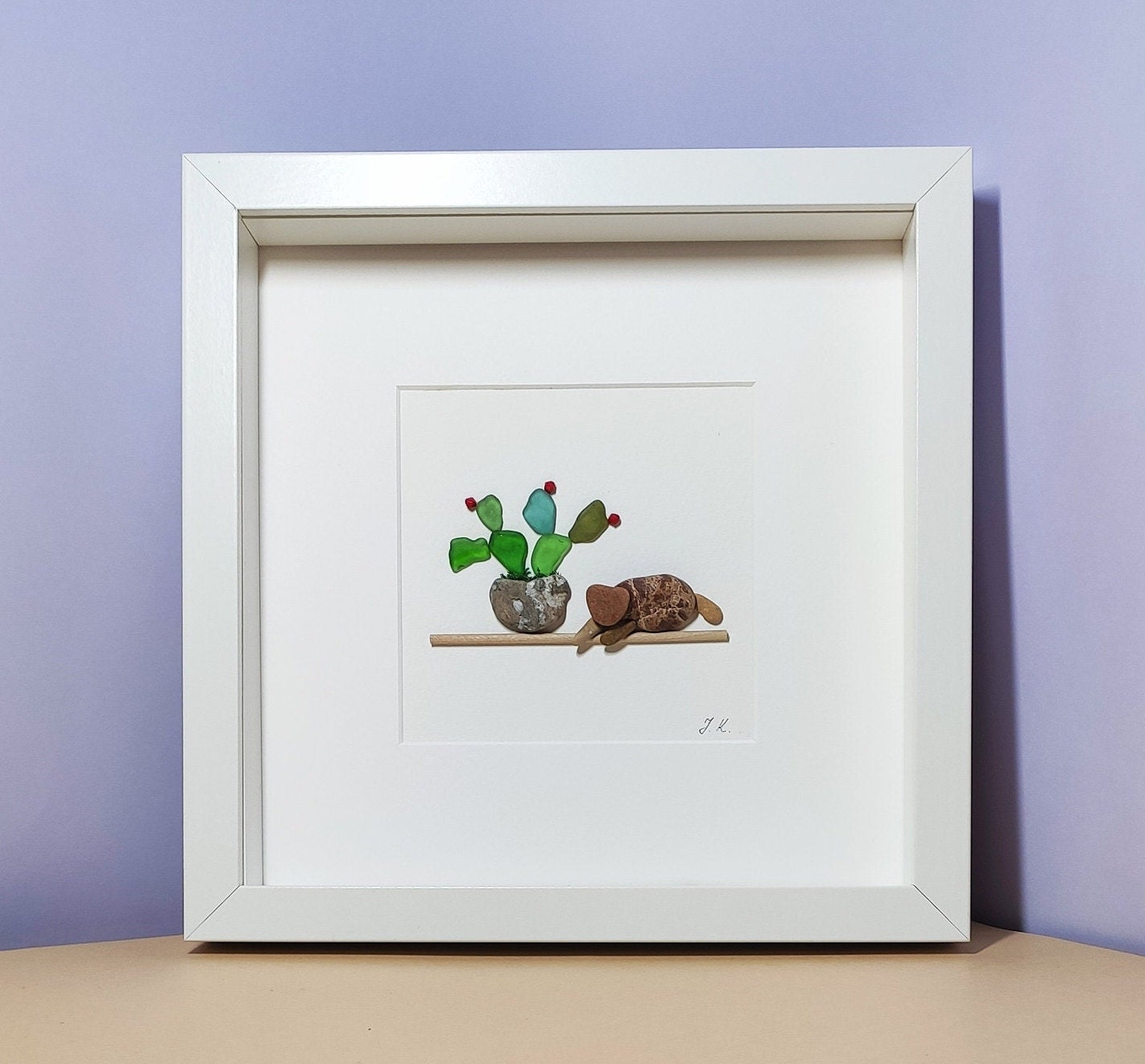 Cat Gifts Cat Picture Cat Pebble Art Cat Memorial Gift Cat - Etsy