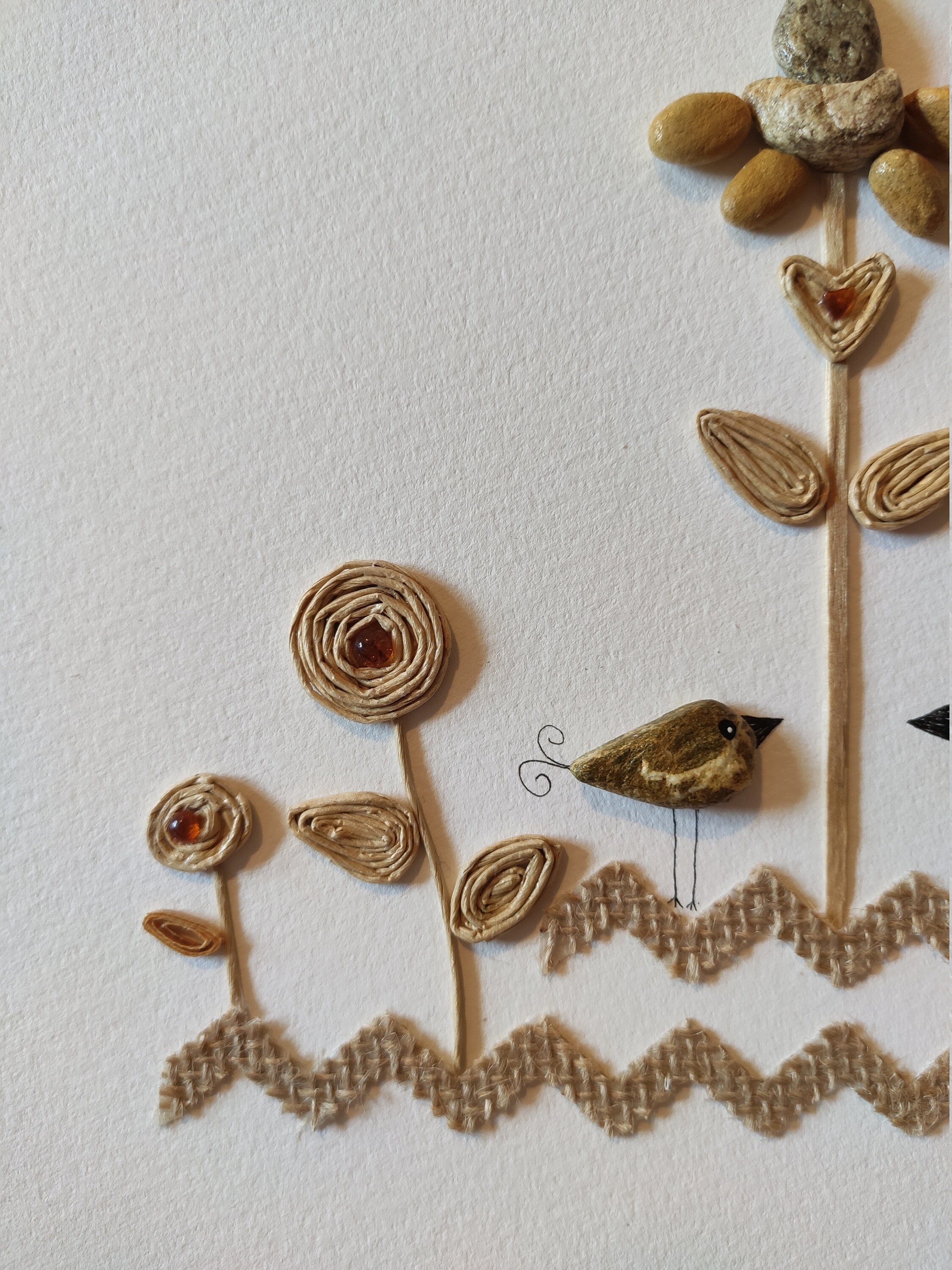 Birds Gift Birds Pebble Art Picture Pebble Art Birds | Etsy