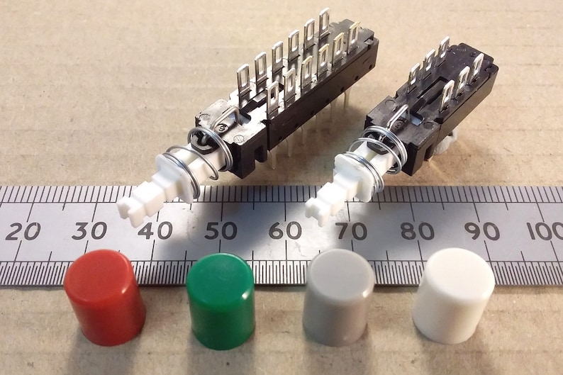 Latching Push Button Switch Push on Push off DPDT 2P2T or 4PDT - Etsy