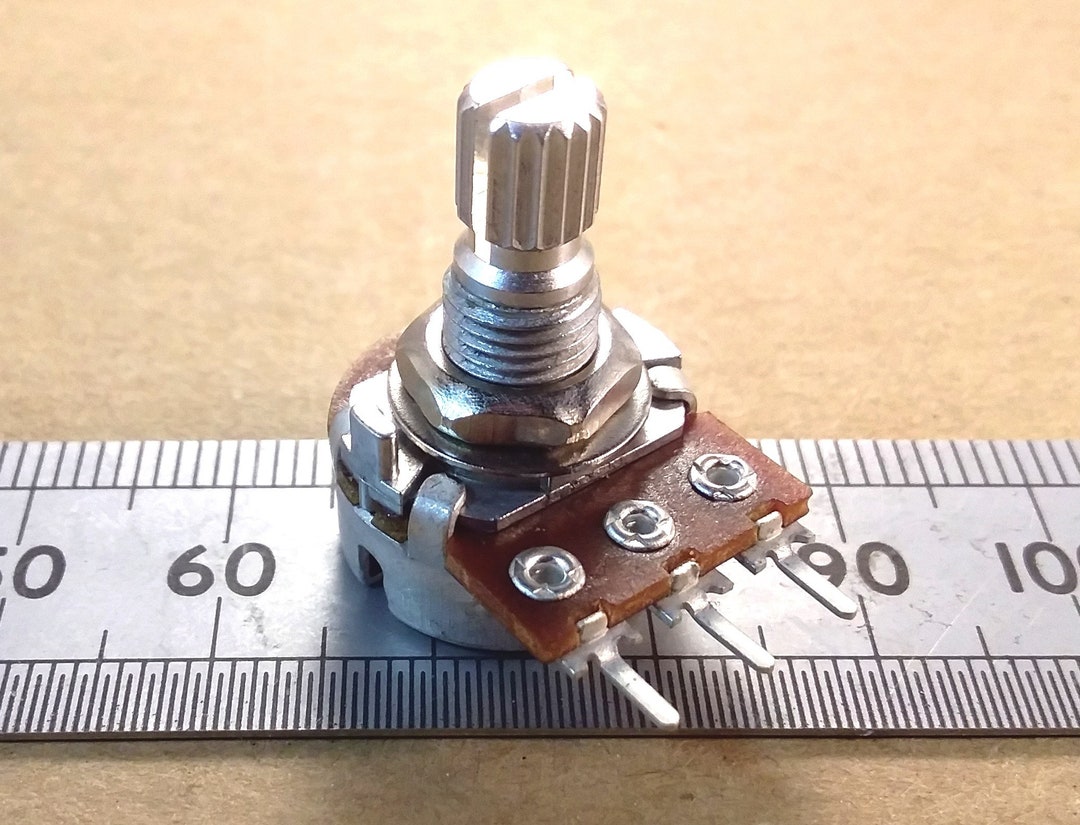 16mm Logarithmic Potentiometer, A-track Pot Splined T18 Shaft ...