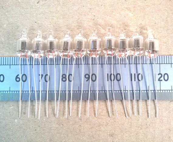 Miniature Neon Bulb 6mm Diameter Mains Indicator Glow Lamps - Etsy UK