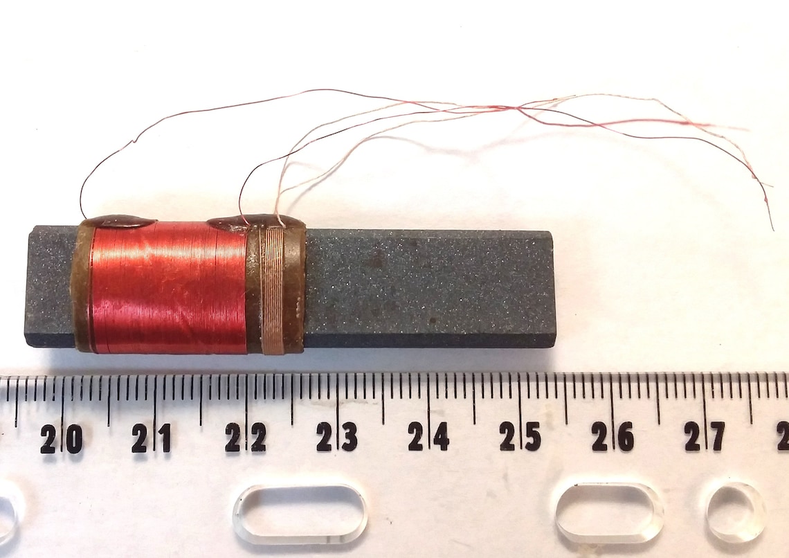 Ferrite Rod & MW AM Coil: 525uh Loopstick Antenna (55x12x5mm) - Etsy