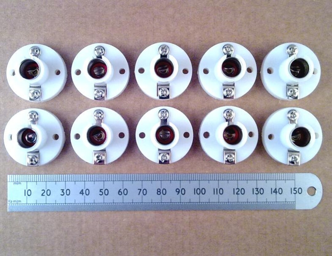 Screw in MES Bulbholder E10 MES Batten Mounting Lamp Holder White - Etsy