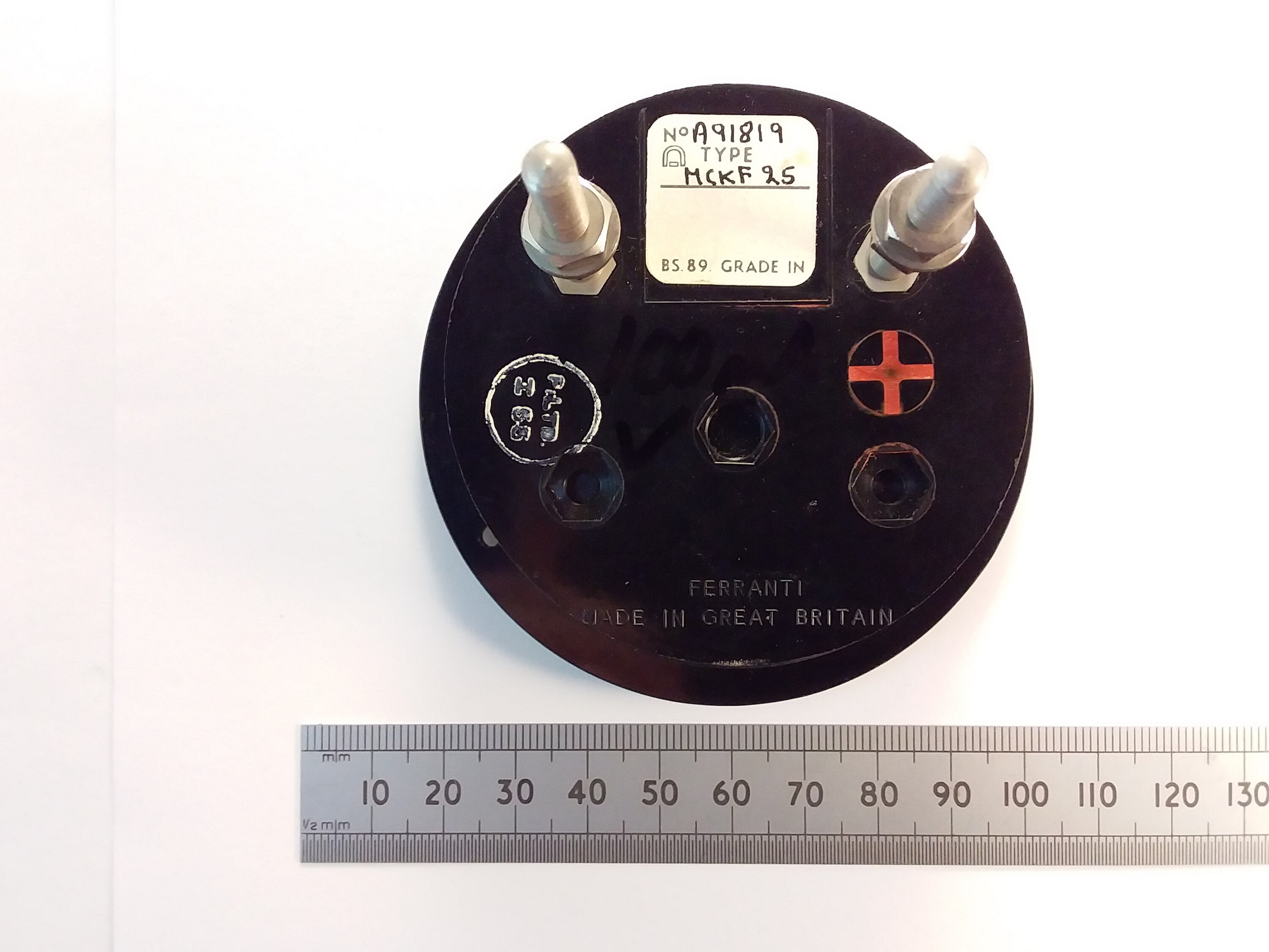 100ua DC FSD 81mm Diameter Circular Moving Coil Meter by - Etsy