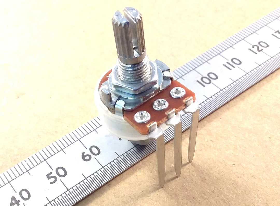 Equalizer Tone Control Potentiometer: Vertical Mount, Splined Shaft - Etsy