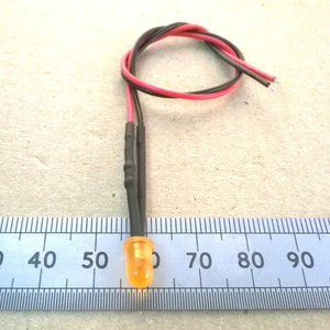 LED 5mm 12V Pre-wired 12 Volt Diffused Lens Various Colors Constant - Etsy