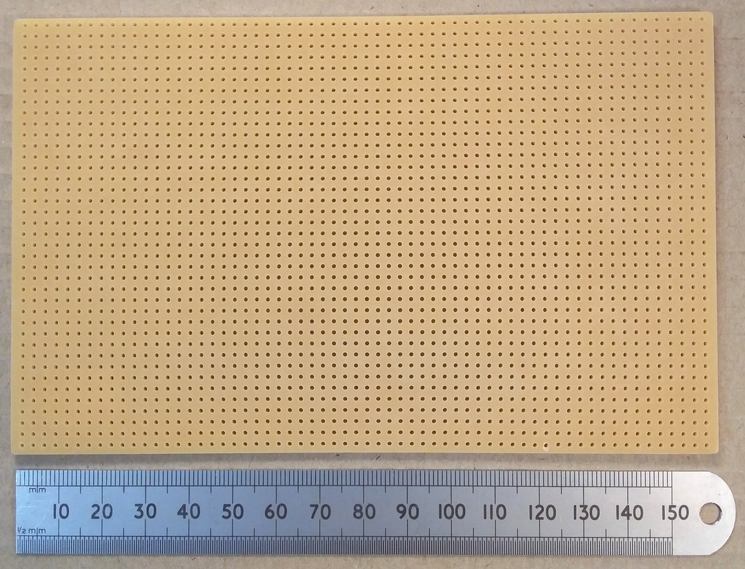 Plain Matrix Circuit Board 160 by 100mm SRBP Electronic Prototype 0.1 ...
