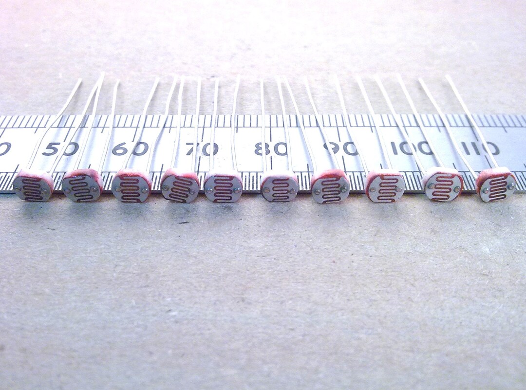 Miniature LDR Photoresistor: 5mm Light Detector Sensor - Etsy