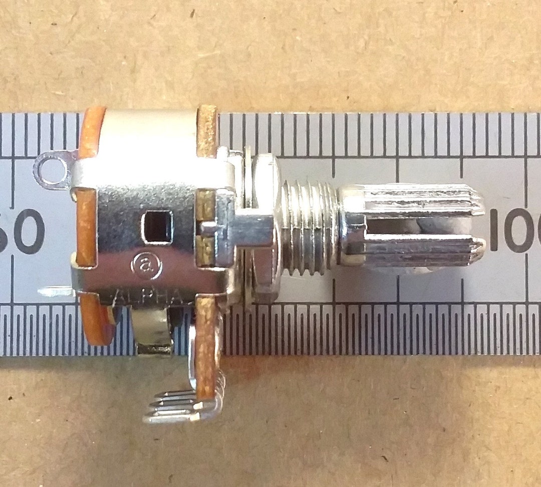 Switched Potentiometer T18 Splined Shaft Solder Lugs Rear Switch B RSWL ...