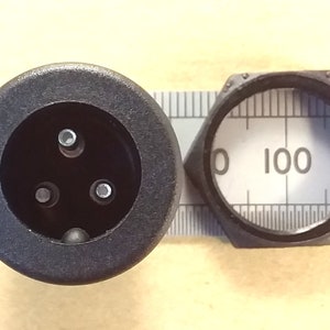 Bulgin 3-pin Panel Plug Power Connector Socket for Weller Soldering ...