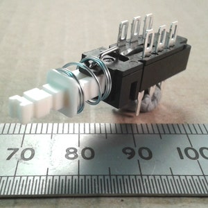 Latching Push Button Switch Push on Push off DPDT 2P2T or 4PDT Various ...