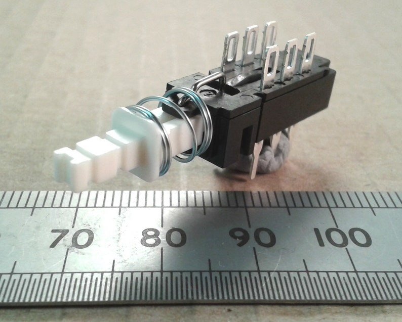 Latching Push Button Switch Push on Push off DPDT 2P2T or 4PDT - Etsy