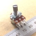 Stereo Potentiometer Reverse Logarithmic Taper T18 Splined Shaft Dual ...
