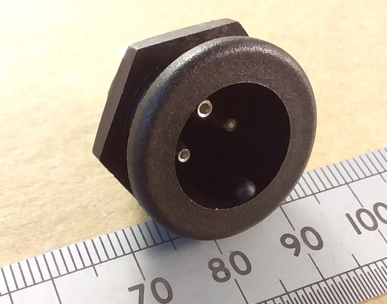 Bulgin 3-pin Panel Plug Power Connector Socket for Weller Soldering ...