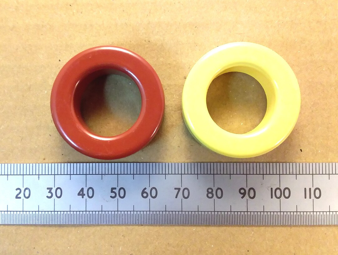 T130 Iron Powder Toroid Radio Inductor Core Amidon Micrometals Toroidal ...