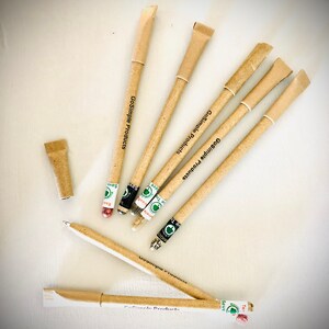 Recycled Paper Pens and Plantable Paper Pens-blue Ink-environment ...