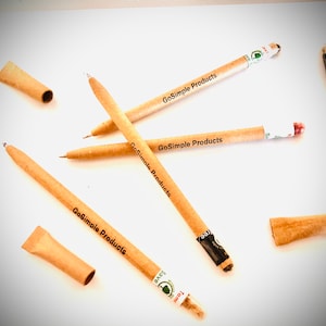 Recycled Paper Pens and Plantable Paper Pens-blue Ink-environment ...