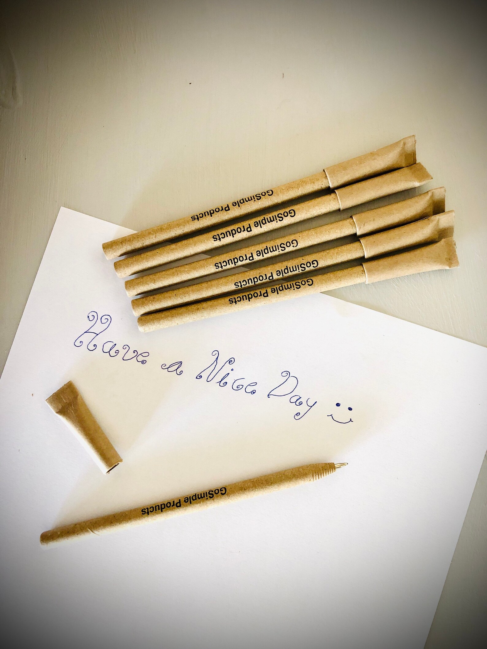 Recycled Paper Pens and Plantable Paper Pens-blue - Etsy