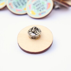 Sea Slug Fan Club Wooden Eco Pin Badge Nudibranch - Etsy