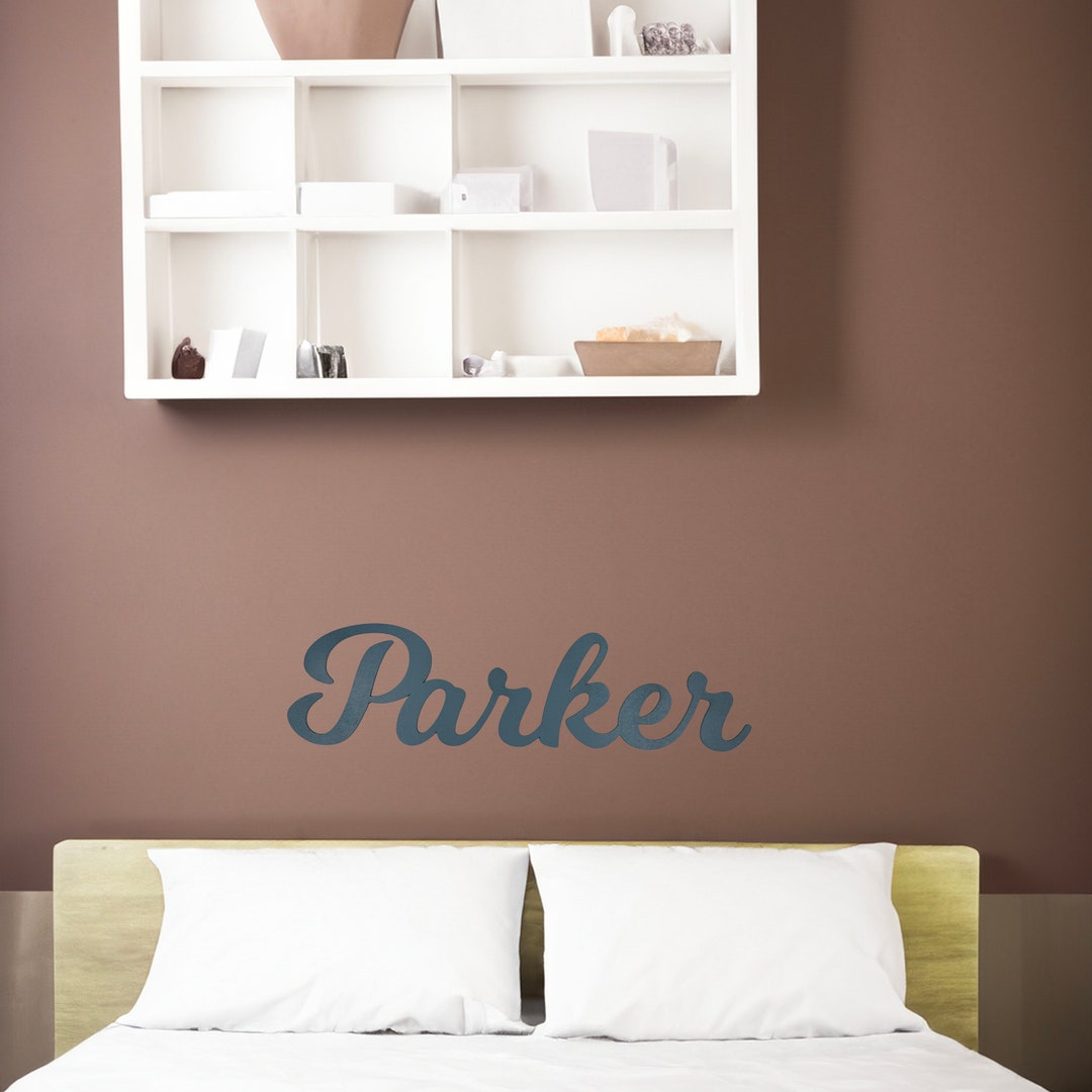 Personalised Wall Name Signs Wall Mountable Hand Painted MDF Childrens ...