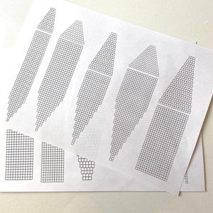 Bead Template Beading Graph Blank Template Paper Graph | Etsy