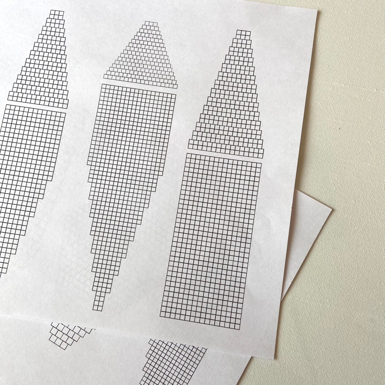 Bead Template Beading Graph Blank Template Paper Graph | Etsy