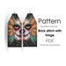 Halloween Earring Pattern for Beading Brick Stitch Pattern for Beaded ...