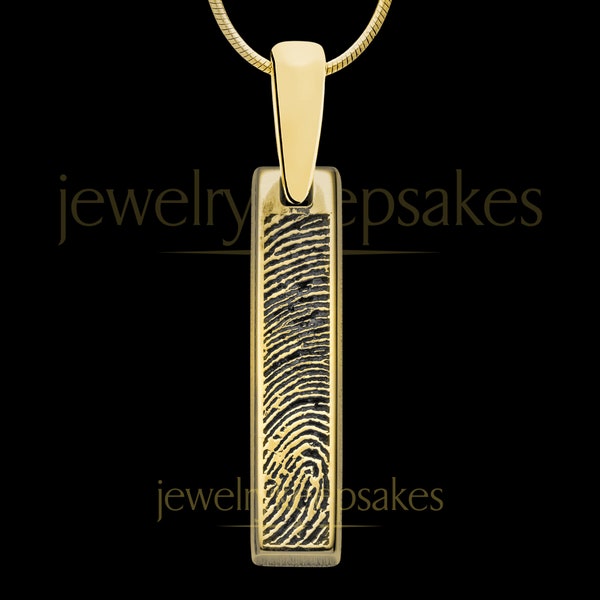 Gold Fingerprint Jewelry - Etsy